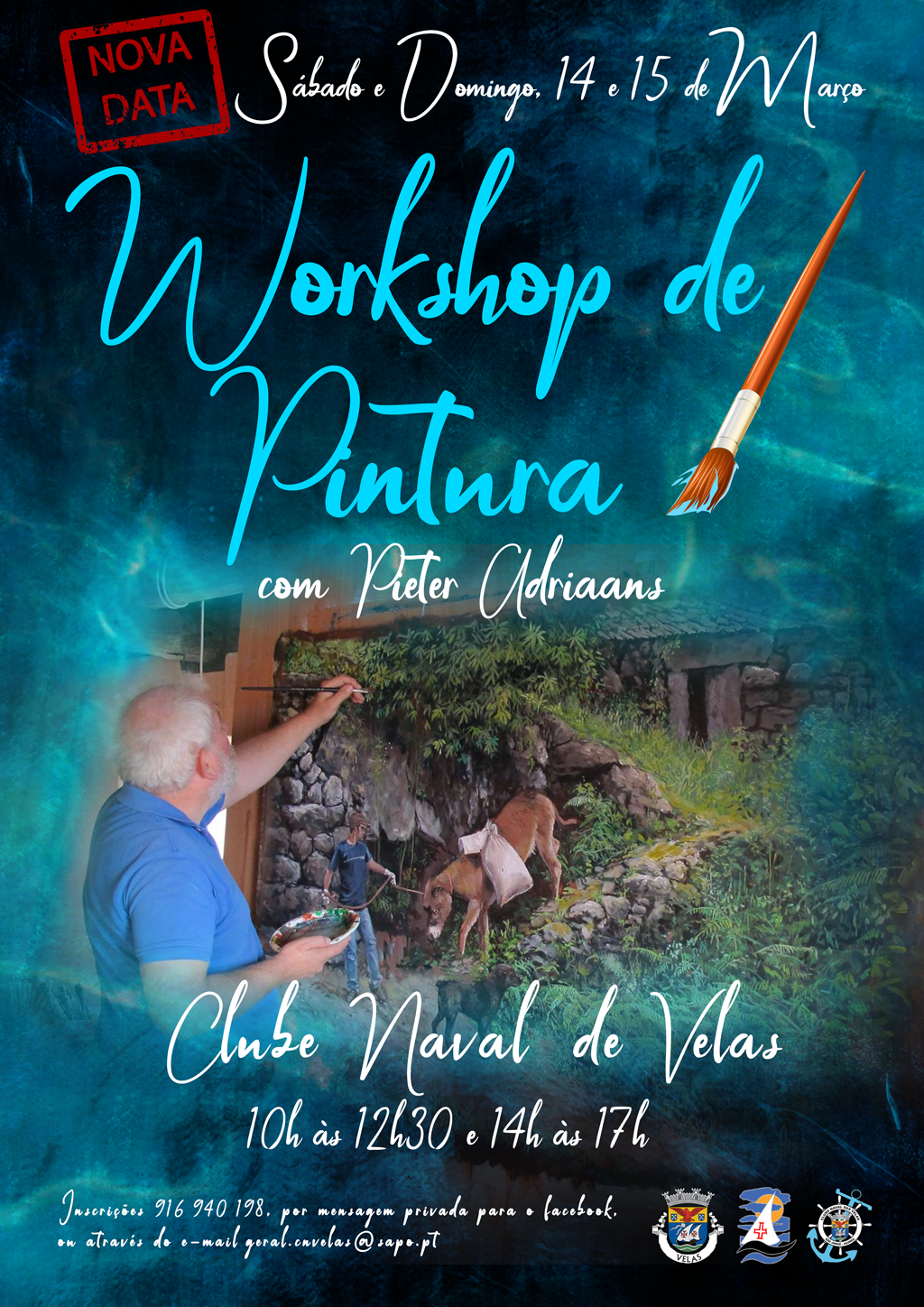 WORKSHOP DE PINTURA COM PIETER ADRIAANS ADIADO PARA O PRÓXIMO FIM DE ...