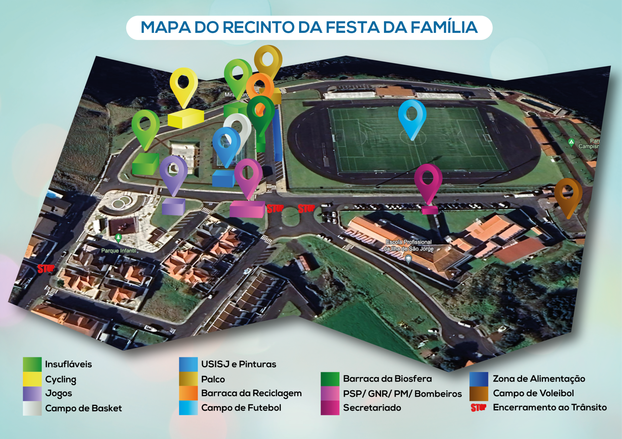 FESTA DA FAMÍLIA – MAPA DAS ATIVIDADES – MUNICIPIO DE VELAS